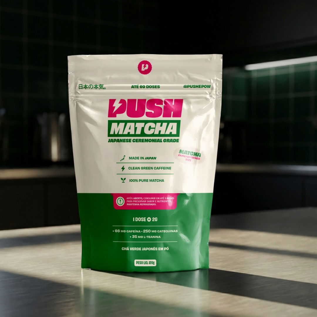 Push & Pow | Energia natural com Matcha japonês